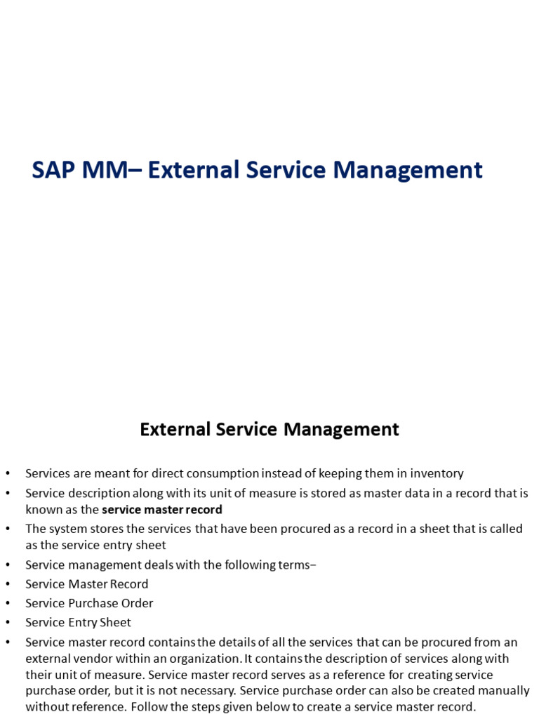 10 - External Service Management | PDF | Logistics | Economies