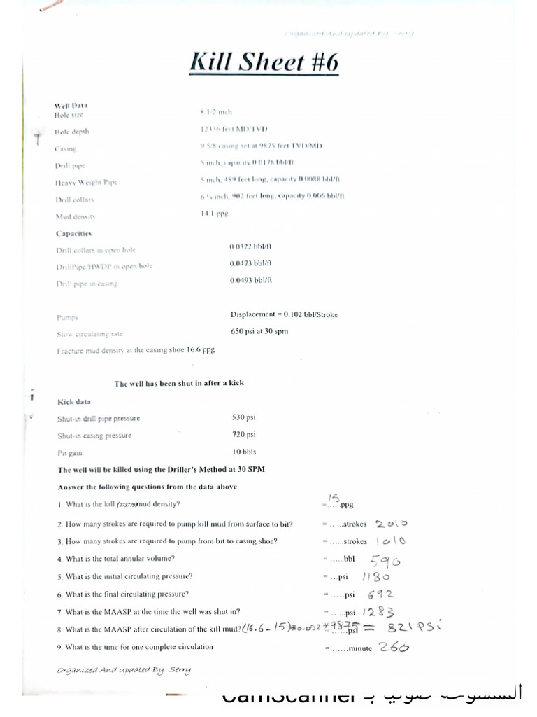 kill sheet # 6 | PDF