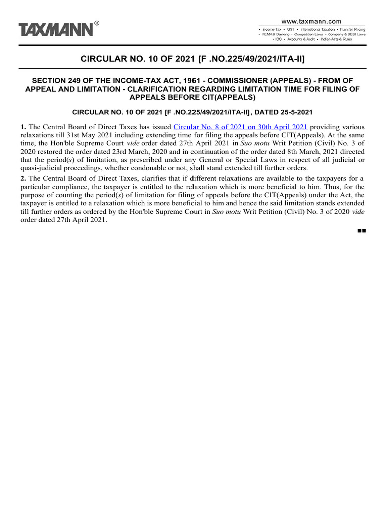 Appeal Deadline Extension Guide | PDF | Finance & Money Management
