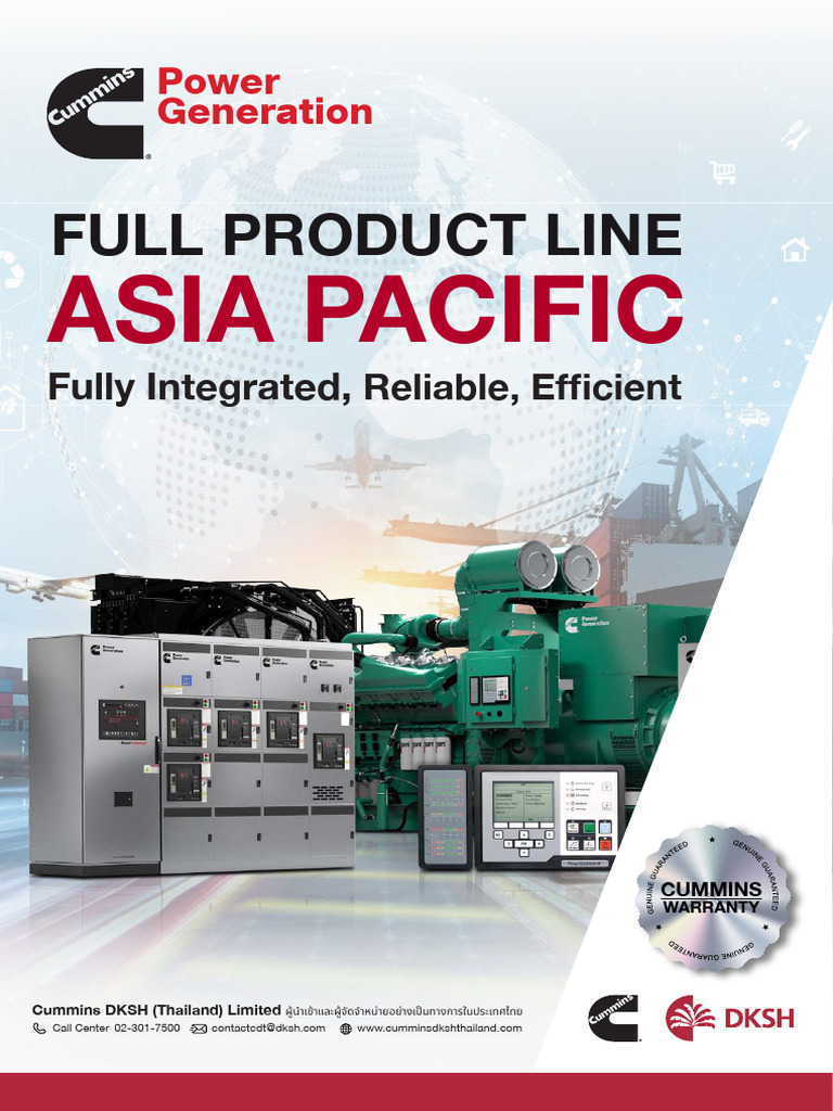 2024 Cummins Full Power Gen Product Ranges | PDF | Cummins | Engineering