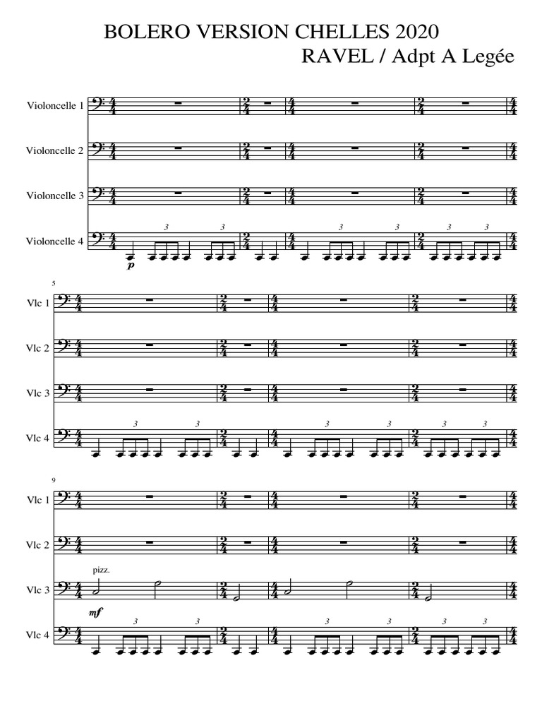 Bolero Version Chelles 2020 Conducteur Revu | PDF