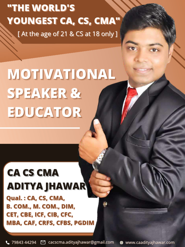 Aditya Jhawar Brochure | PDF | Social Psychology