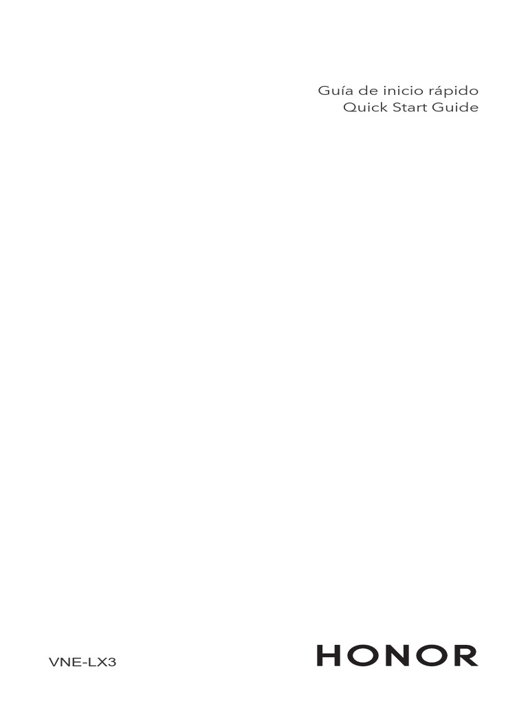 HONOR X6 Gu A de Inicio R Pido - (MagicUI 6.1 - 01, VNE-LX3, Es-Us) | PDF | Residuos