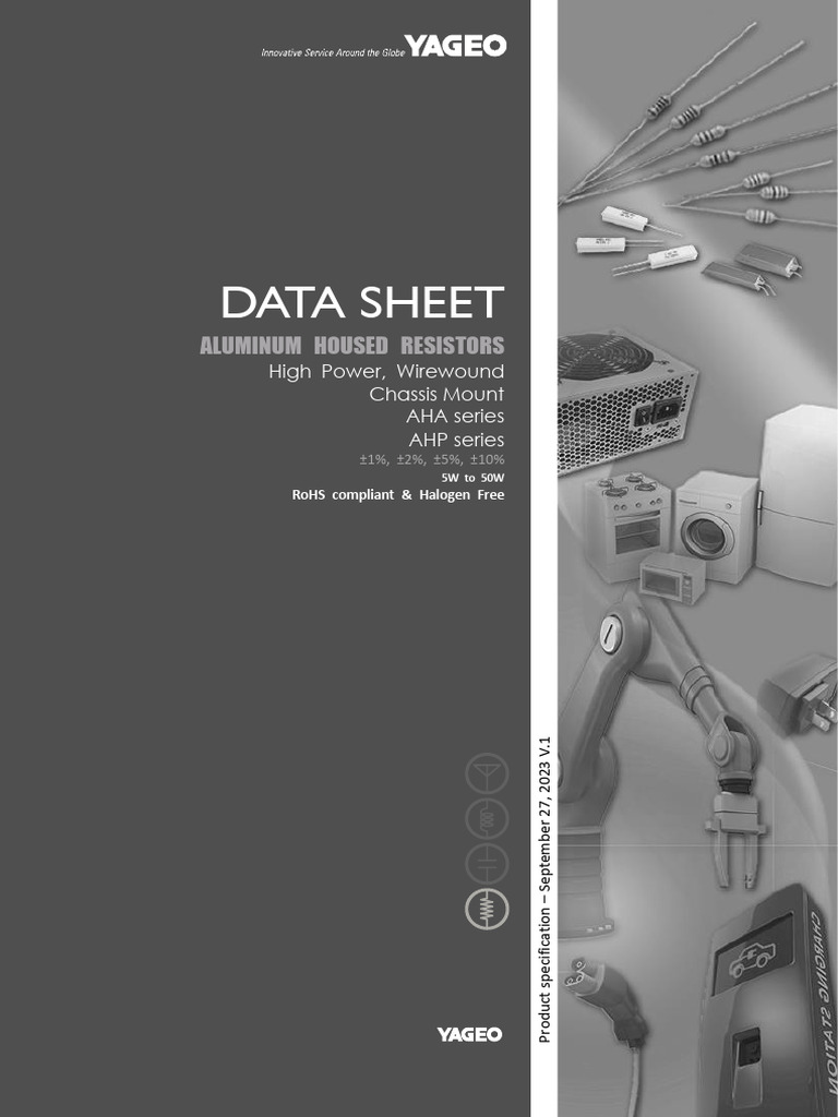 yageo-aha_ahp_datasheet | Download Free PDF | Resistor | Electrical ...