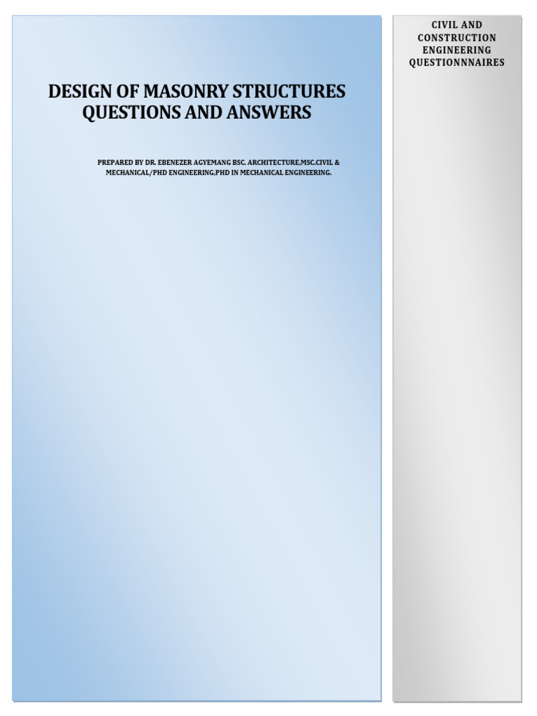 civil engineering Questionnaire | Download Free PDF | Rock (Geology ...