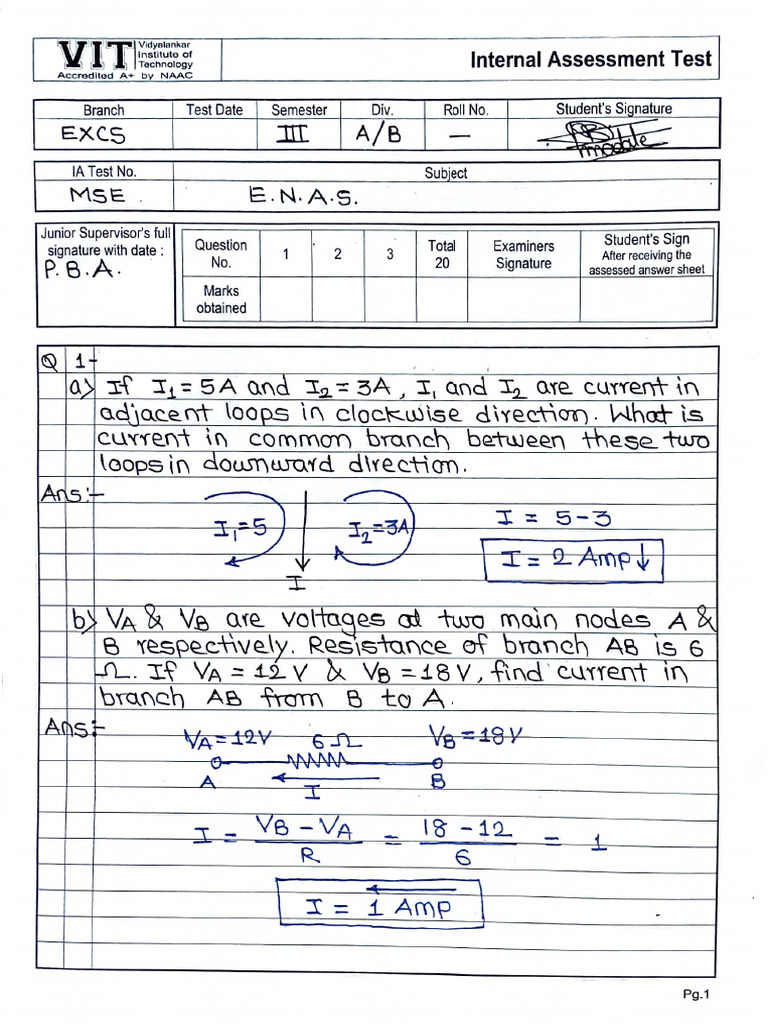 Mse Enas Solution 2022 2023 | PDF | Electronic Engineering | Metrology
