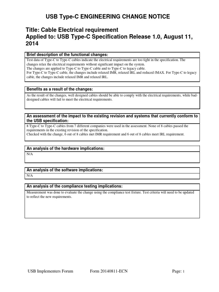 Engineering Change Notice Format | Download Free PDF | Computing | Computer Engineering