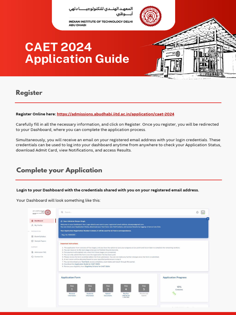 CAET Application Guide | PDF | Login