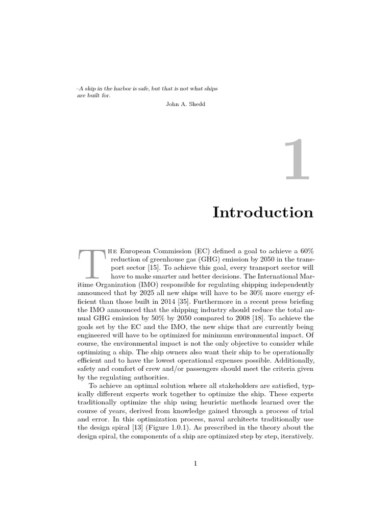 ship design | PDF | Mathematical Optimization | Ships