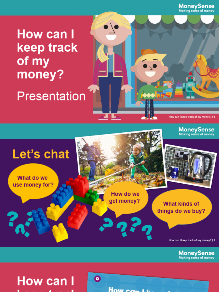 5 8 Topic 6 How Can I Keep Track of My Money Presentation Uk | PDF