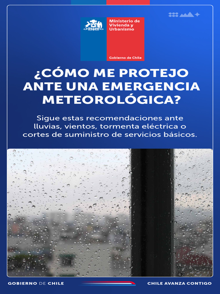 Guía Emergencias Meteorológicas | PDF | Inundar | Precipitación