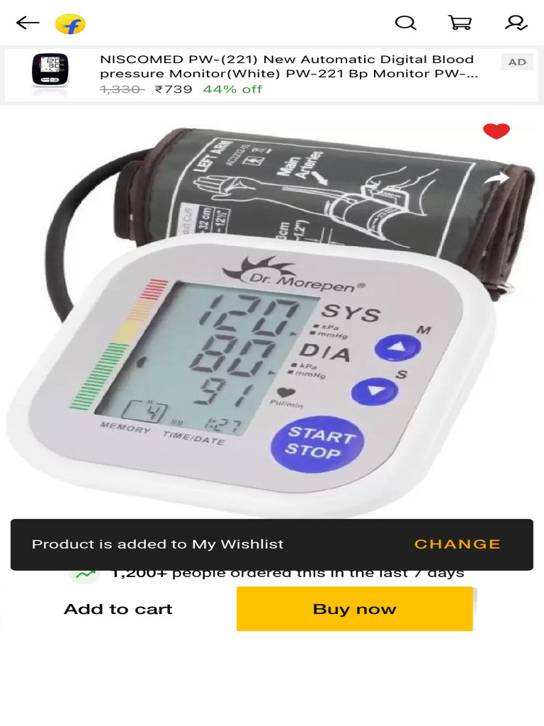 Dr. Morepen BP02 BP02 BP Monitor | PDF | Wellness