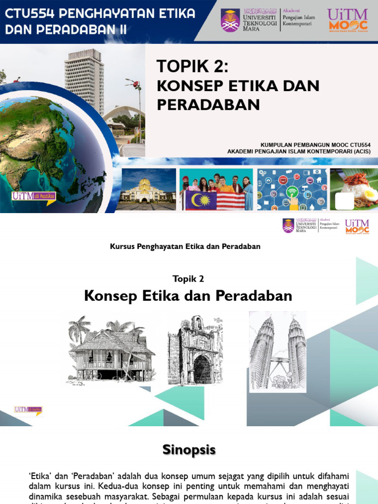 Topik 2 - Konsep Etika Dan Peradaban - BARU | PDF