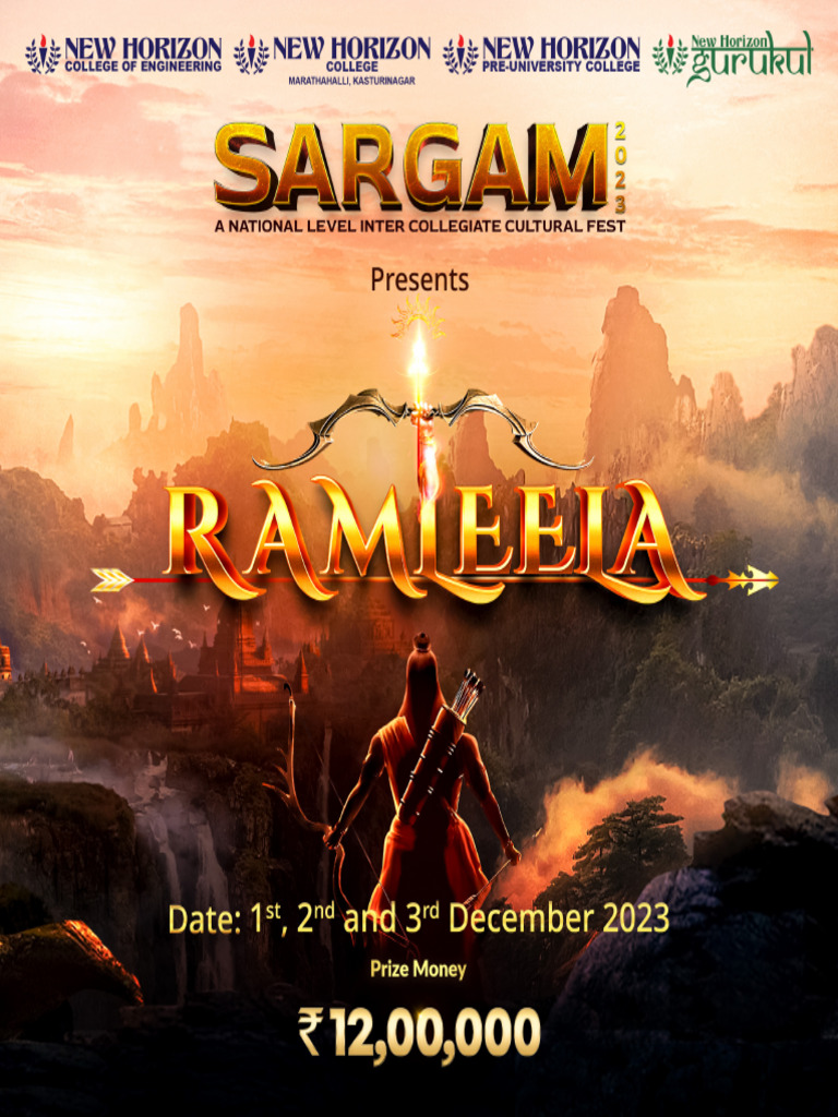 sargam_event_brochure | PDF | Ramayana | Dances