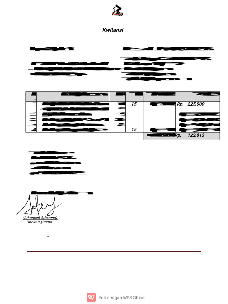 Invoice Sepeda Wisata | PDF