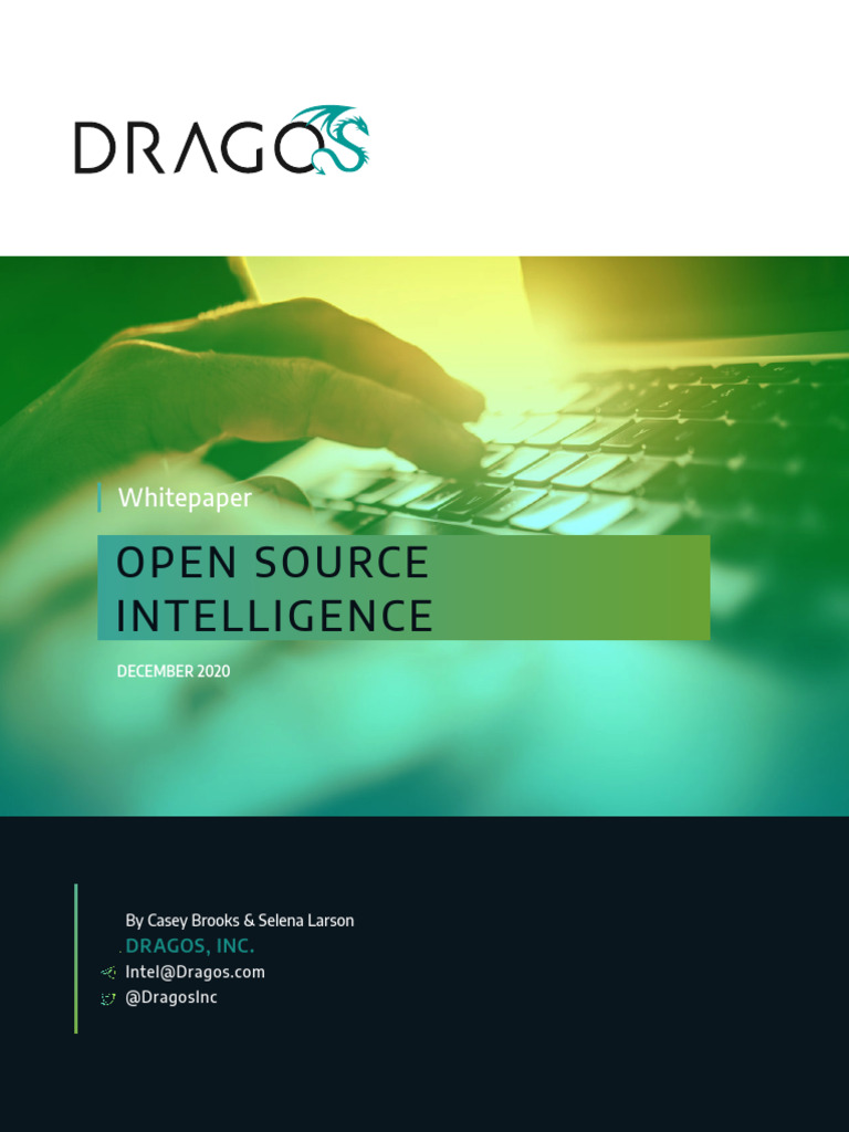 Dragos-OSINT-Framework | PDF | Security | Computer Security