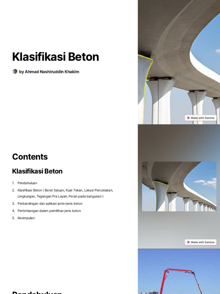 Klasifikasi-Beton | PDF
