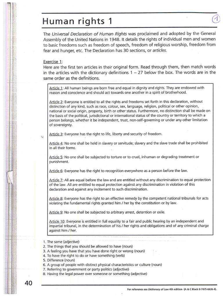 Human Rights1 | PDF