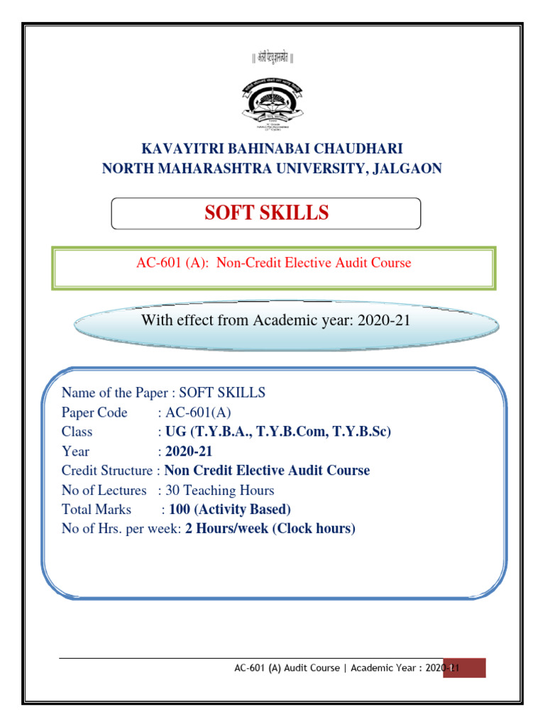 2020-21 SOFT SKILLS | PDF | Skill | Leadership