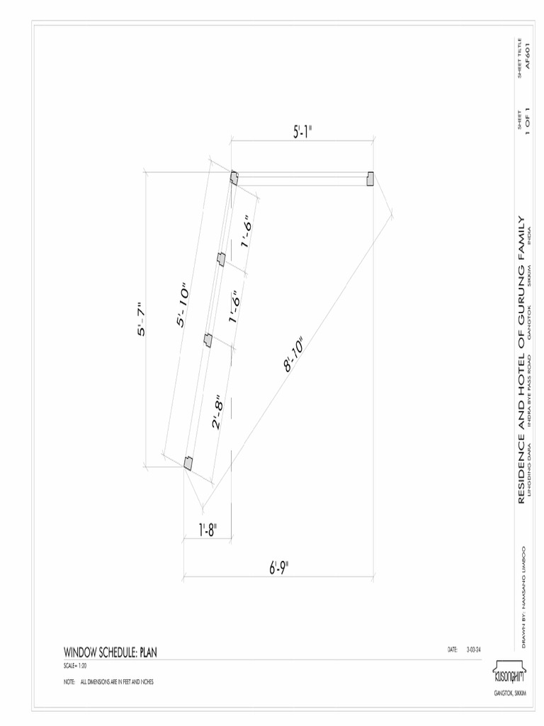 Window Drawings For Hotel Rooms | PDF