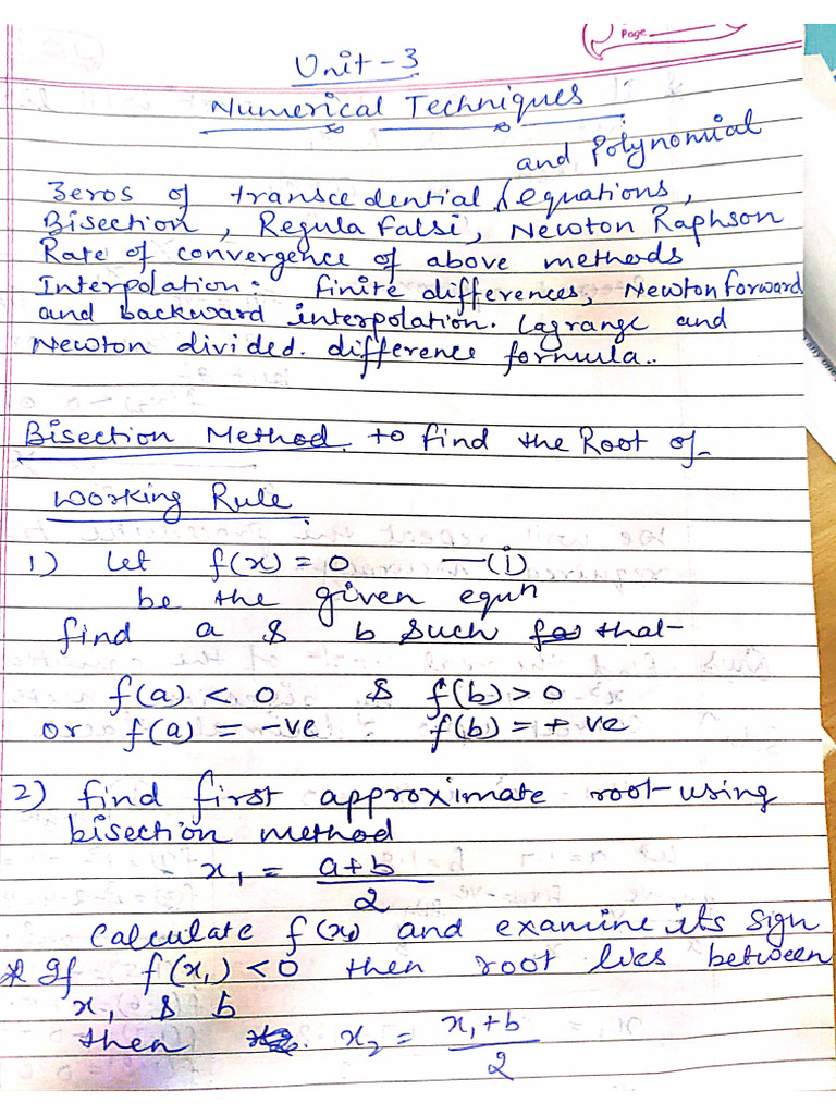 Bisection Method 1 | PDF
