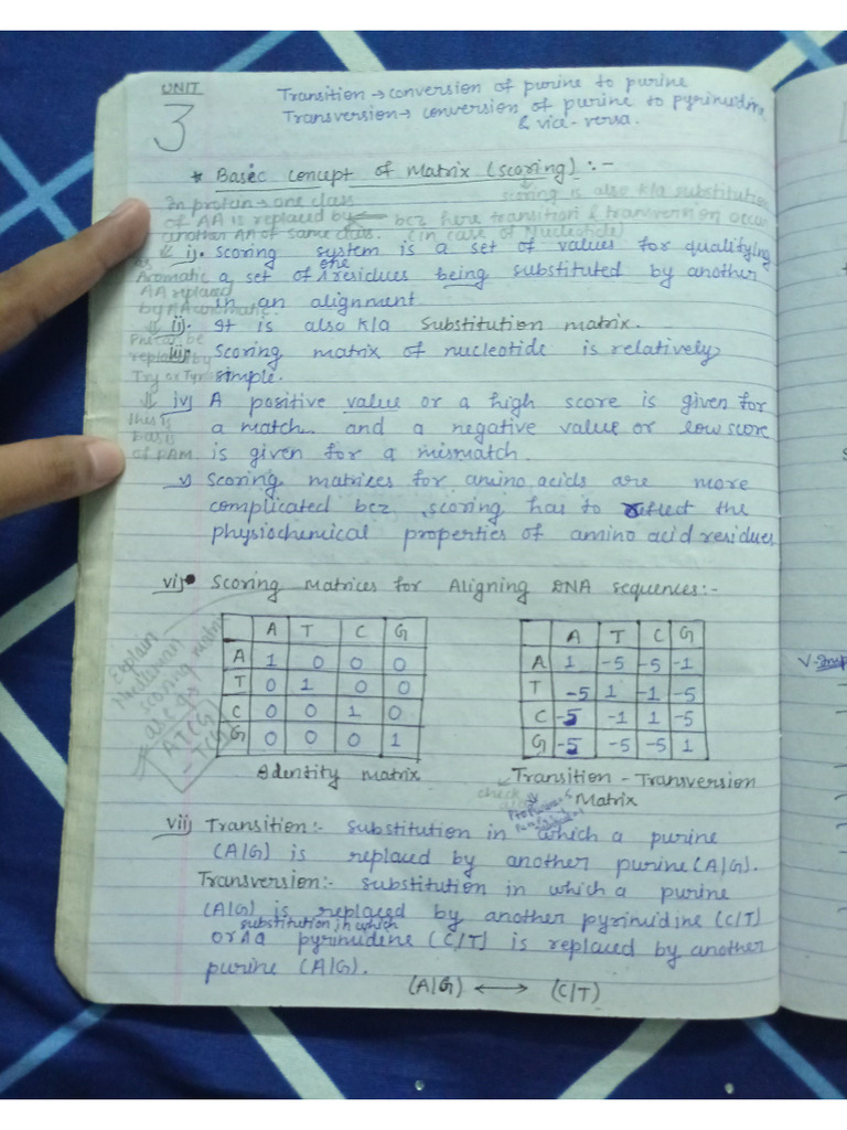 Bioinformatics-L Module - 3 Complete Handwritten Notes Aktu | PDF Bioinformatics-L Module - 3 Complete Handwritten Notes Aktu | PDF