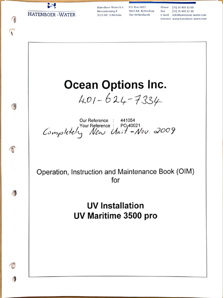 UV Maritime 3500 Pro | PDF