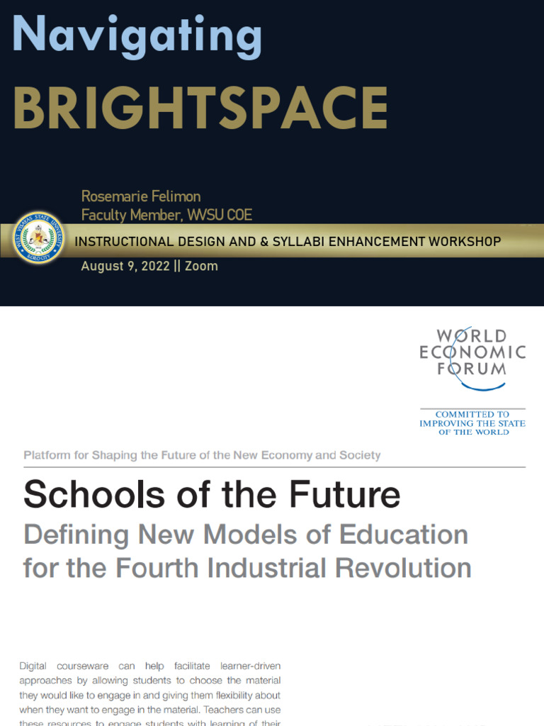 Navigating Brightspace at WVSU | PDF