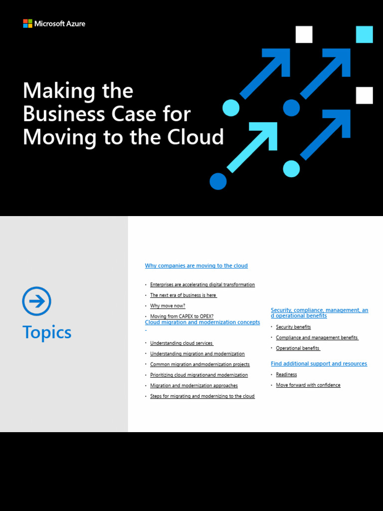 Migrating To Cloud | PDF | Cloud Computing | Microsoft Azure