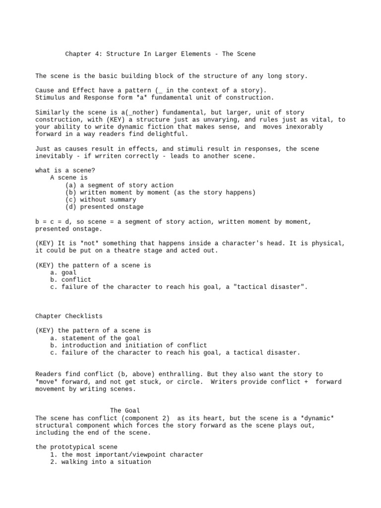 CHP 4 Larger Structure Scene | PDF
