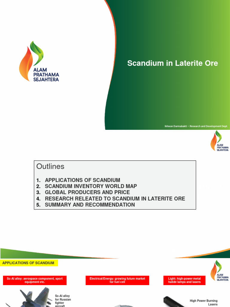 7. Scandium in Laterite Ore | PDF | Nickel | Ore