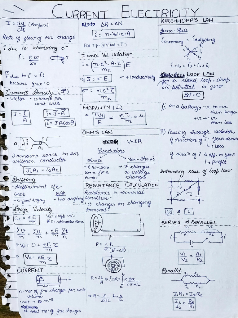 Current Electricity | PDF