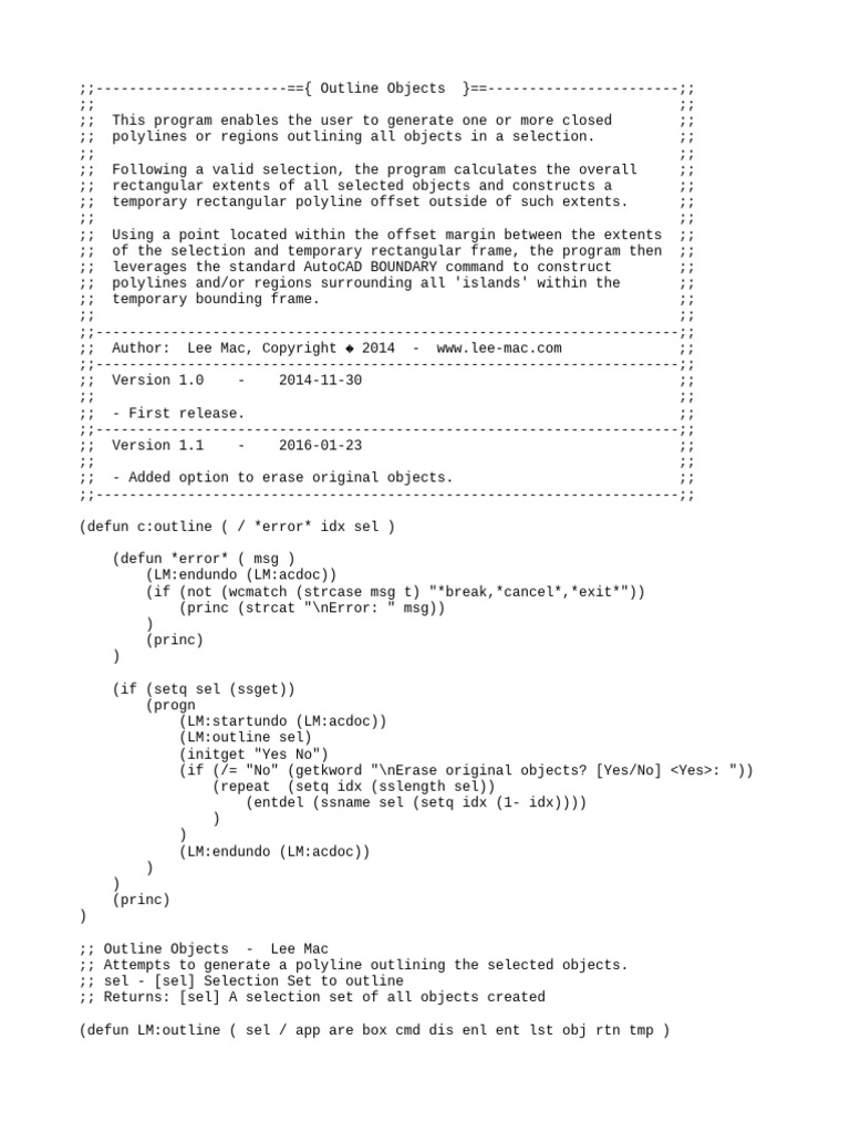 (outline) OutlineObjectsV1-1 | PDF | Software | Programming Paradigms