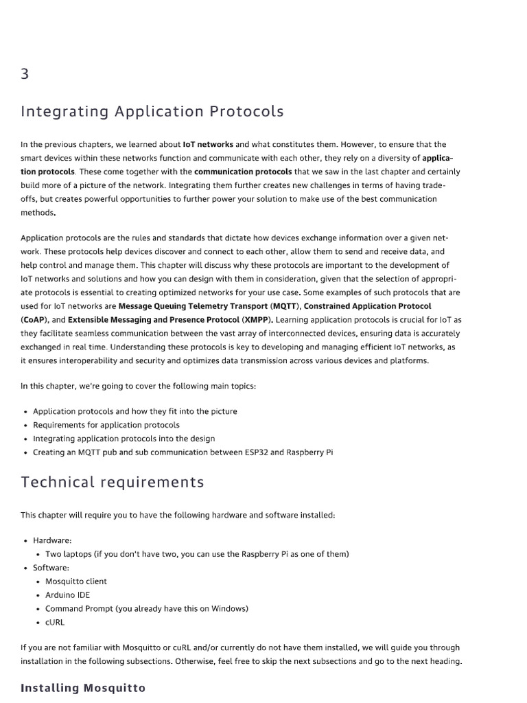 03 - Integrating Application Protocols - en | PDF