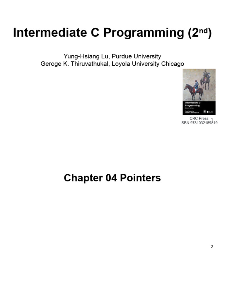 Ch04 Pdf Integer Computer Science Pointer Computer Programming