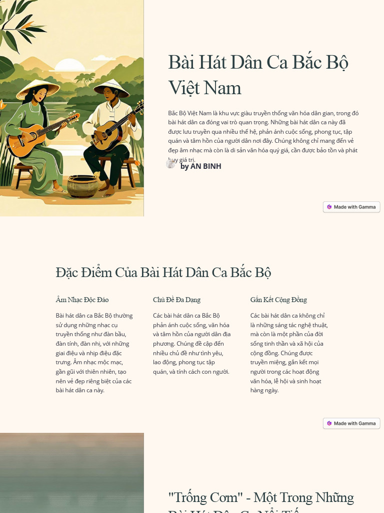 Bai Hat Dan CA Bac Bo Viet Nam | PDF