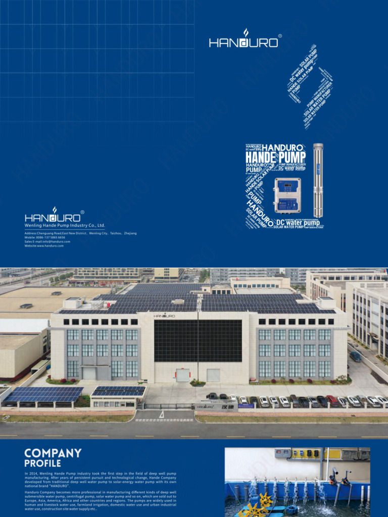HANDURO 2023 Solar Pump Catalog | PDF
