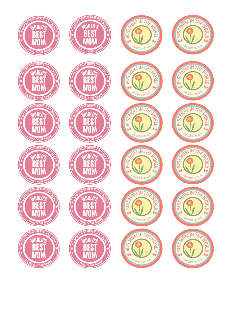 Mother's Day Stickers | PDF