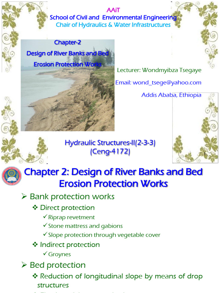 River Bank Erosion Protection Design | PDF | River | Erosion