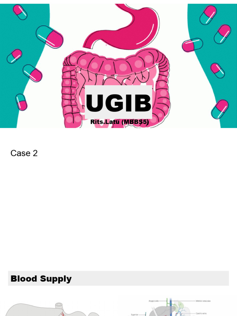 UGIB | PDF | Blood | Medical Specialties