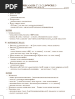 Warhammer Old World Reference Sheet | PDF | Military Operations | Warfare