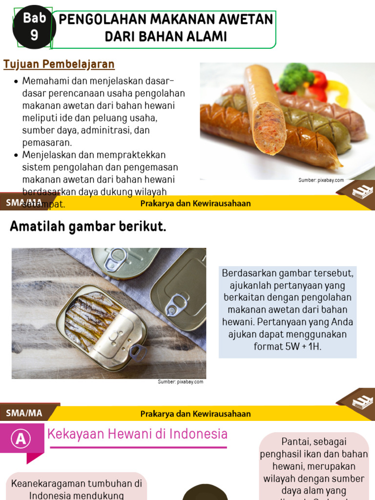 Pengolahan Makanan Awetan Hewani | PDF