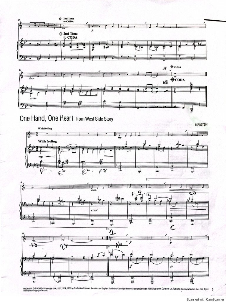 One Hand One Heart Brass | PDF