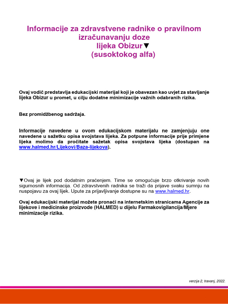 Vodic Za Zdravstvene Radnike Verzija 2 3997 | PDF