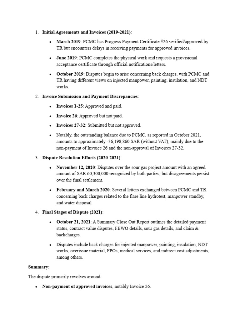 Non-Payment of Invoices Due | PDF | Invoice