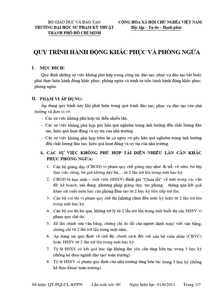 Quy - Trinh - Hanh - Dong - Khac - Phuc - Phong - Ngua - NHL - 0162011 ...