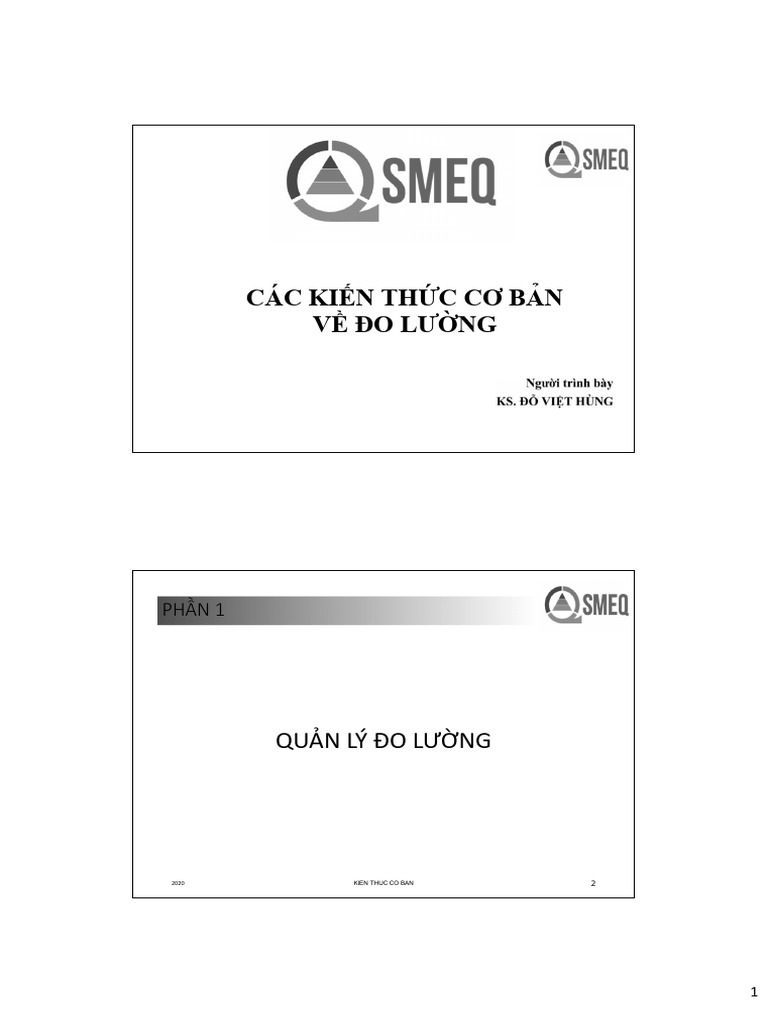 Cac Kien Thuc Co Ban Ve Do Luong - 56tr | PDF