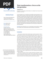 SPSS Data Transformation Guide | PDF | Spss | Statistics