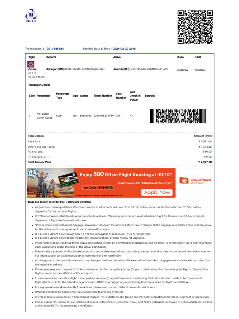 Air Ticket Booking - Book Flight Tickets - Cheap Air Fare - LTC Fare ...