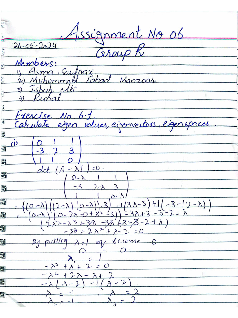 Assignment # 06 Solution | PDF Assignment # 06 Solution | PDF